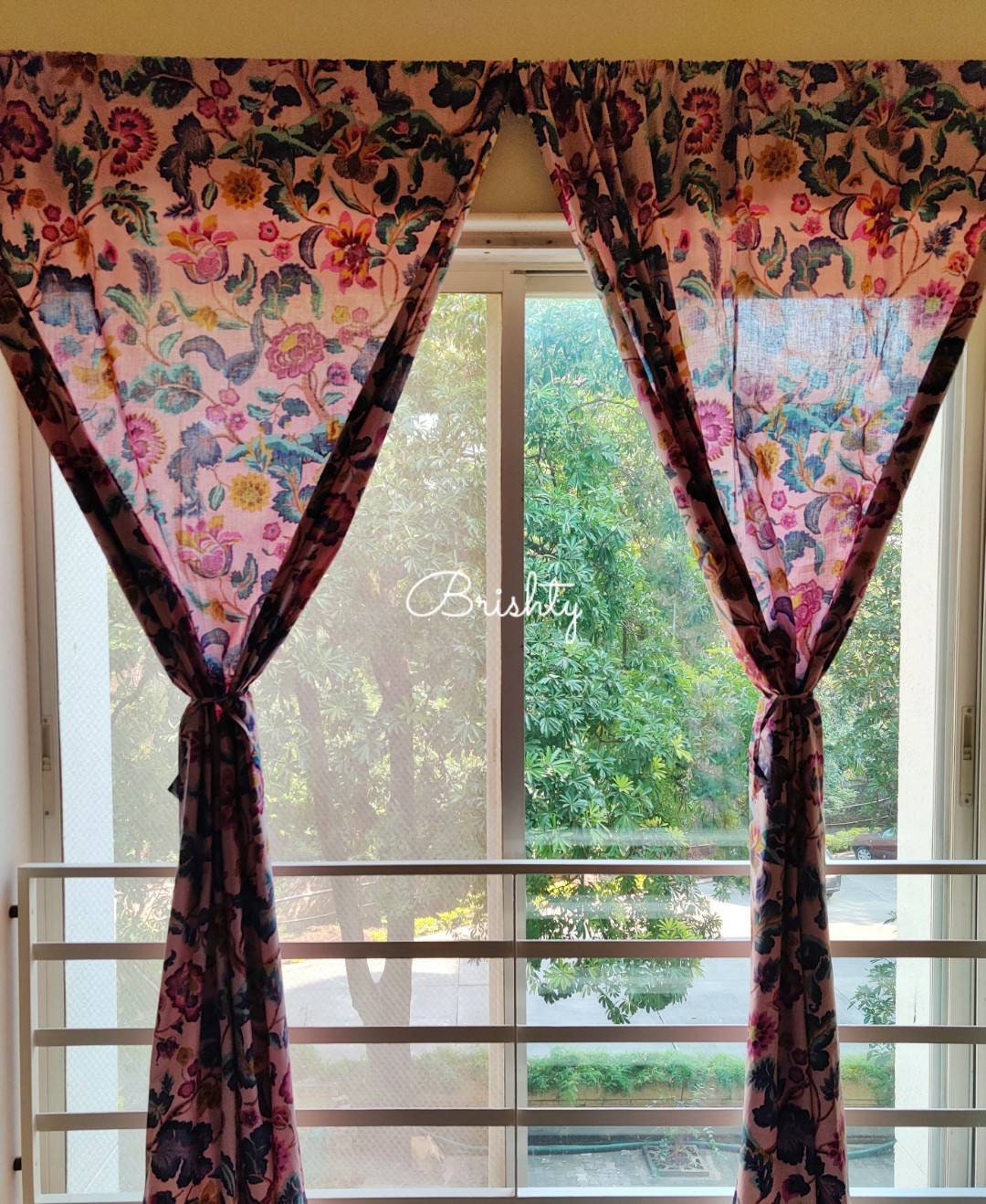 Cottage Core Boho Floral Curtain Panels Floral Nursery - Etsy