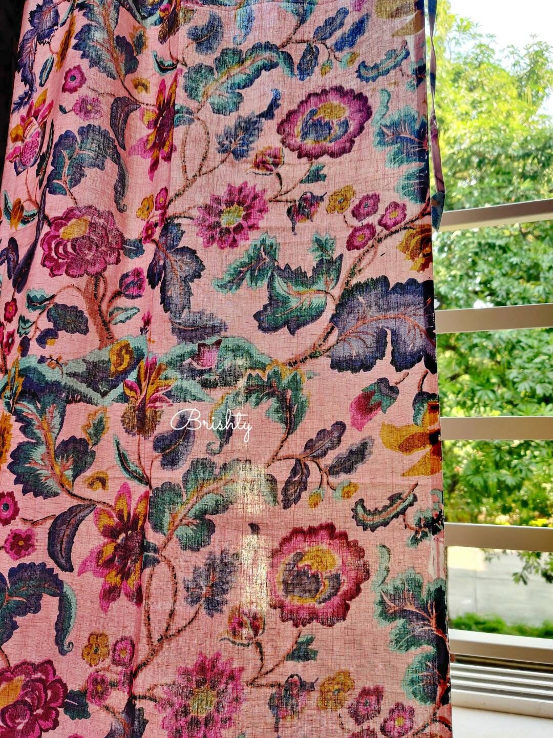 Cottage Core Boho Floral Curtain Panels Floral Nursery - Etsy