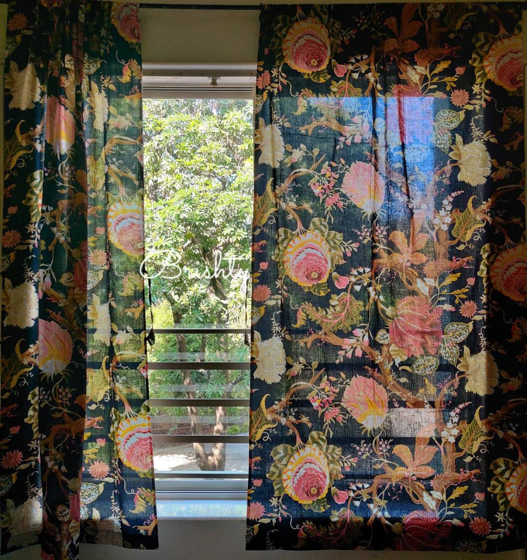 Floral Curtains Design