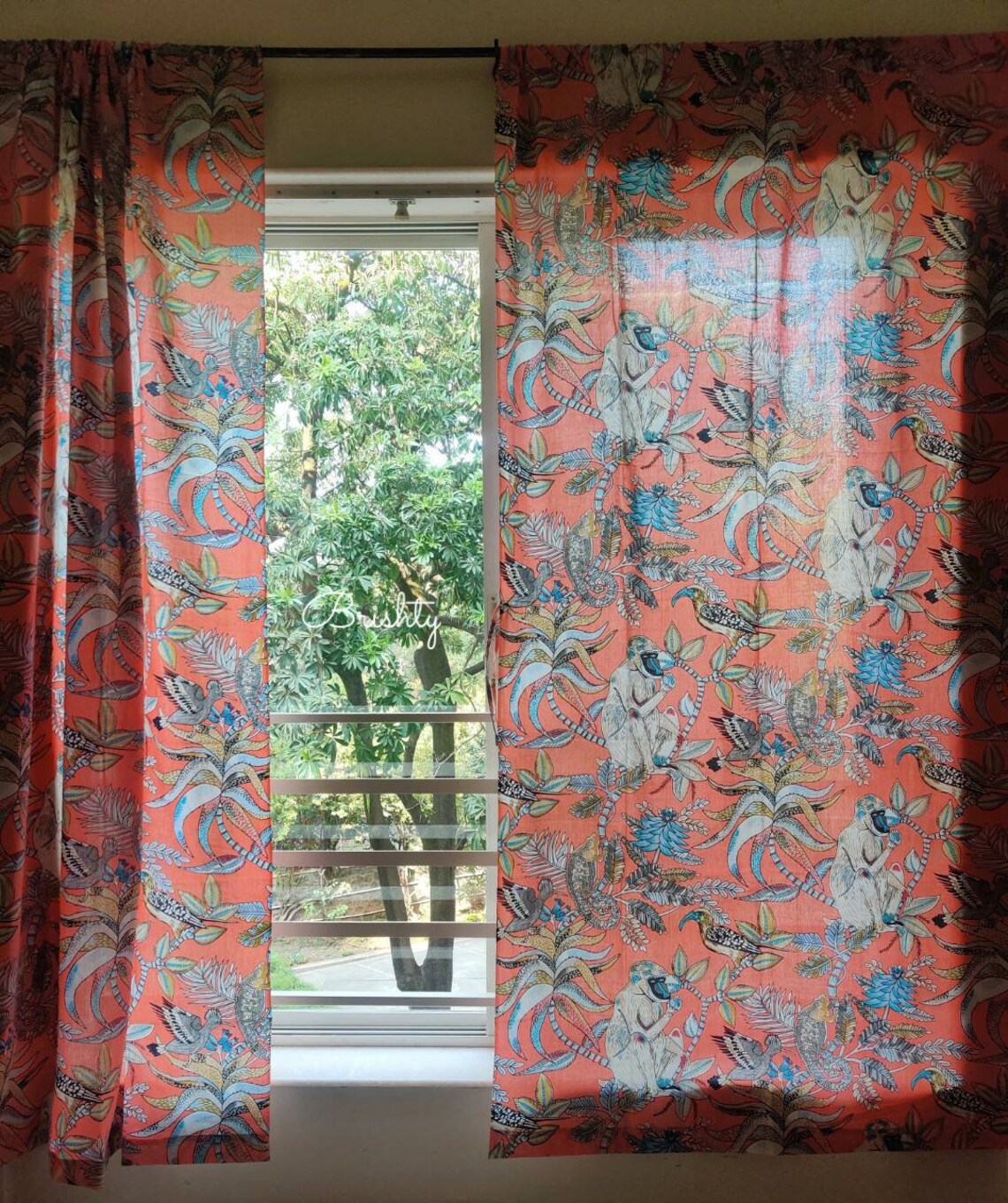 Tropical Rainforest Boho Curtains Jungle Rainforest Curtains - Etsy