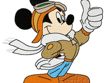 Mickey Mouse Pilot | Etsy India