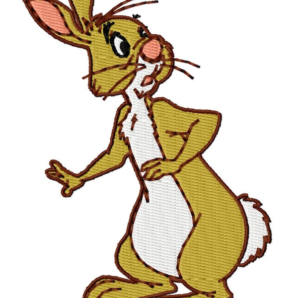 Rabbit Embroidery - Etsy