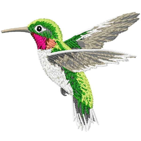 Hummingbird Applique - Etsy