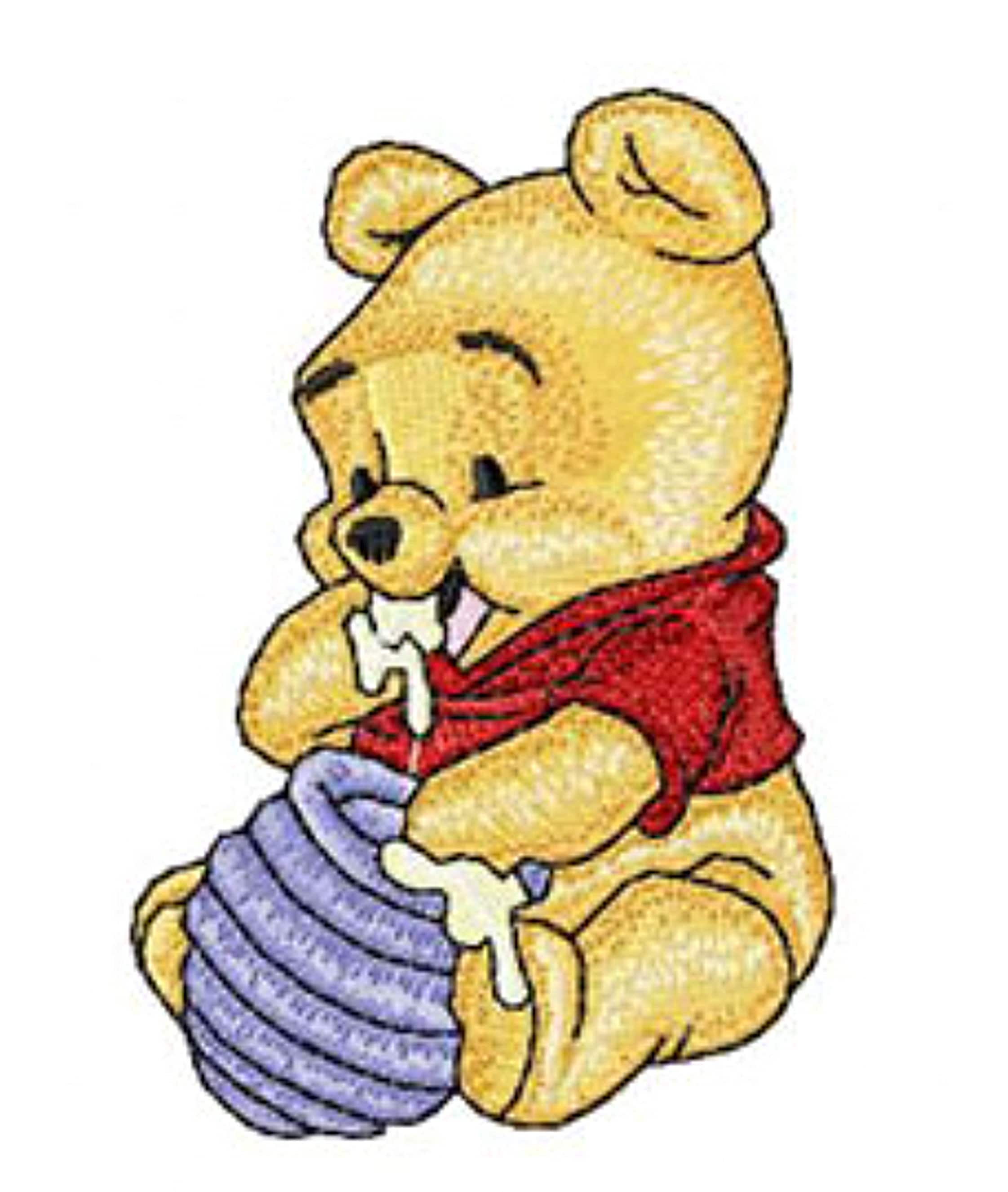 Baby Winnie The Pooh With Honey