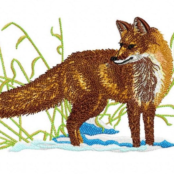 Fox Embroidery - Etsy