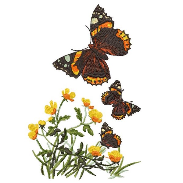Butterfly Machine Embroidery Designs - Etsy