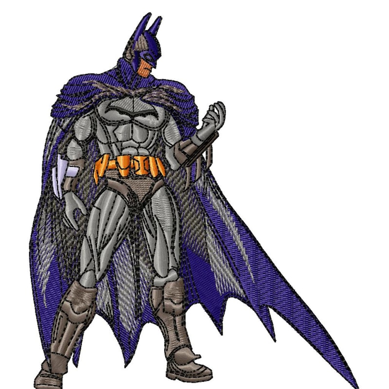 Batman embroidery design - Etsy