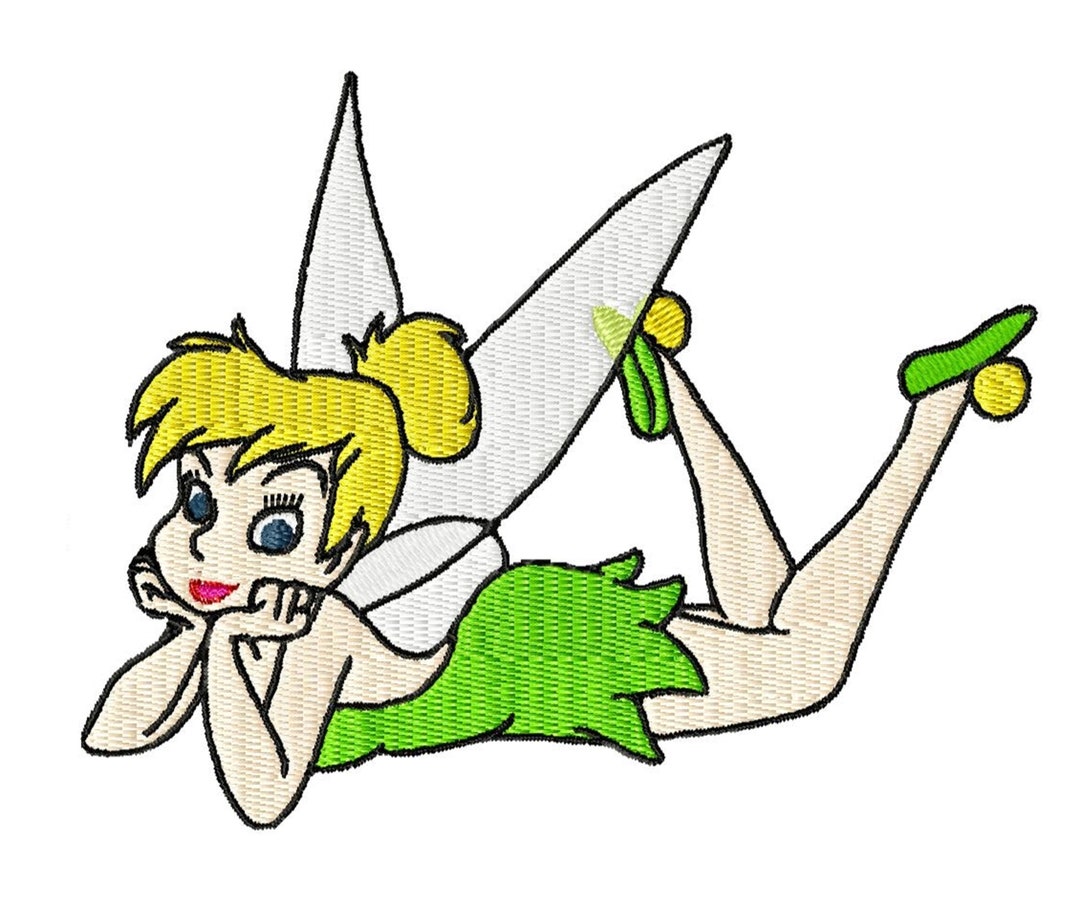 TINKERBELL 3 - Single Machine Embroidery Design for 5x7" Hoop in 8 ...