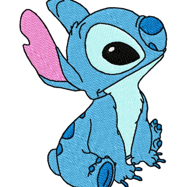 Embroidery Design for Cartoon Stitch - Etsy