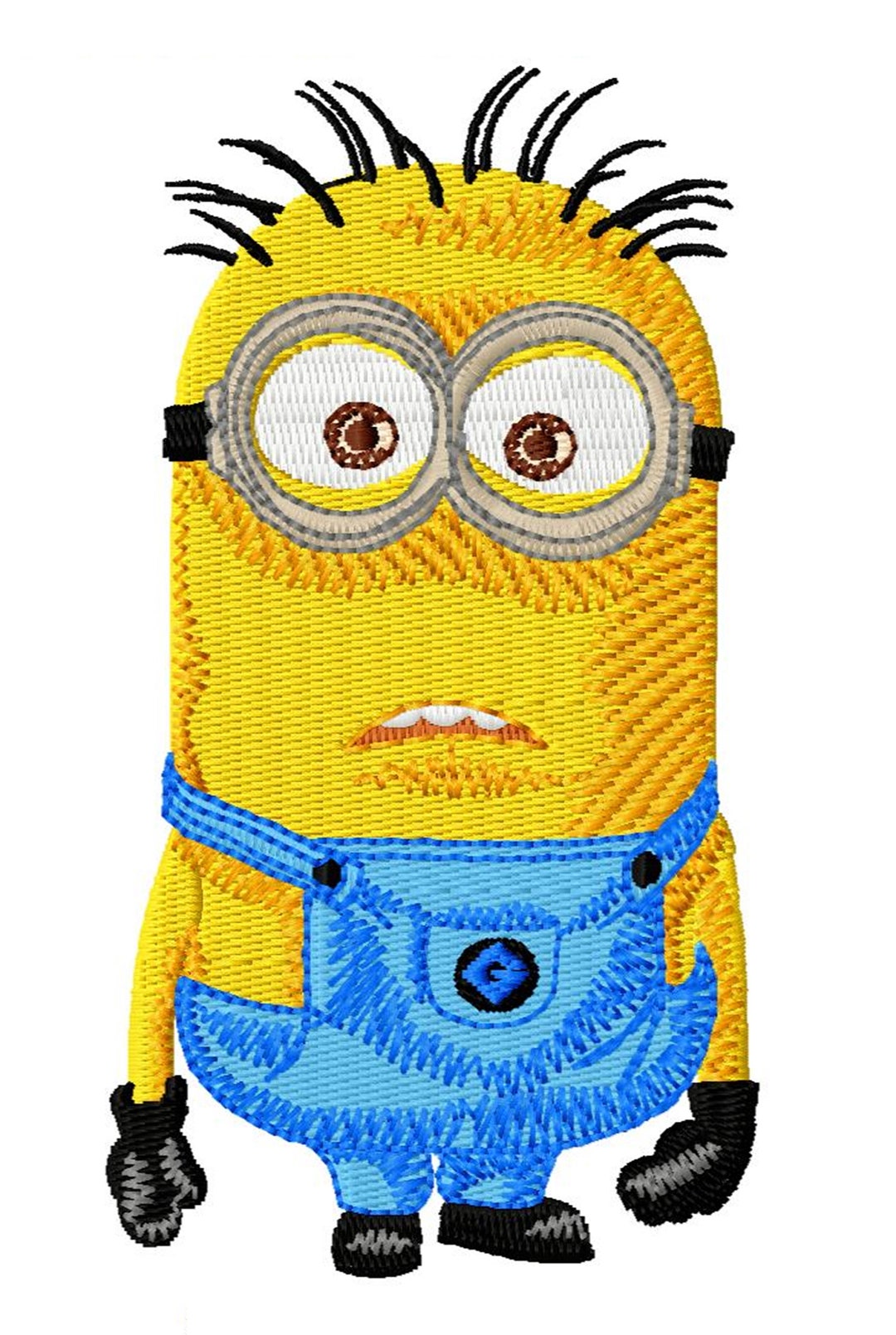MINION - Single Machine Embroidery Design in 2 Sizes for Both 4x4 ...