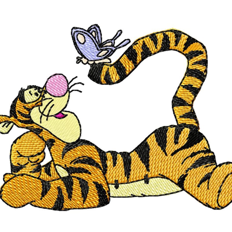 Tigger Embroidery - Etsy