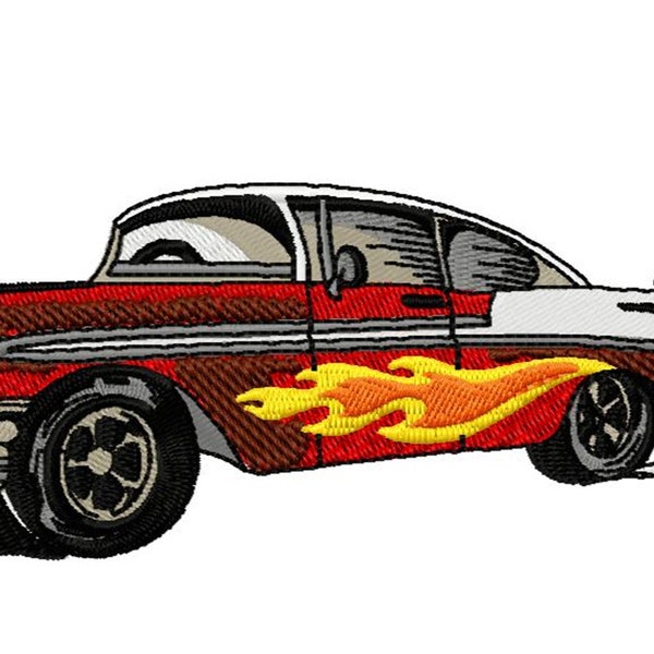 Muscle Car Embroidery - Etsy