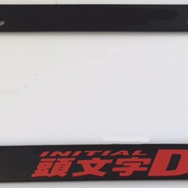 Initial D Plate Frame - Etsy