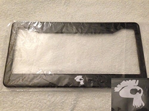 Tiki Warrior Helmet Black License Plate Frame Hawaii Hula Cute Tropical ...