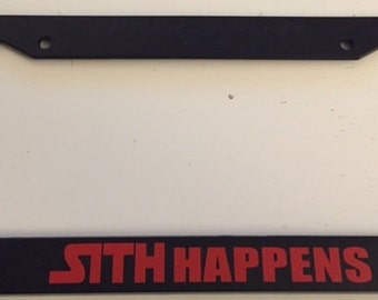 Sith License Plate Frame - Etsy