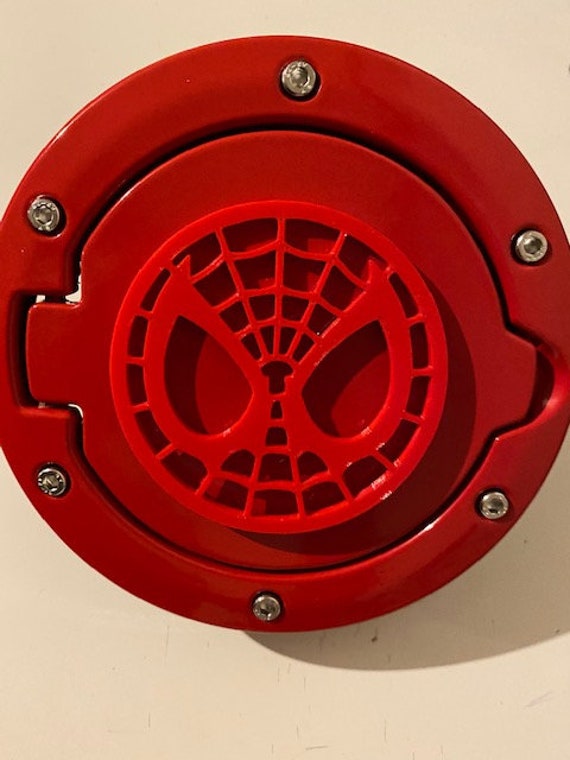 Spidy Spider Face in 3D Red With Red for Jeep Wrangler - Etsy