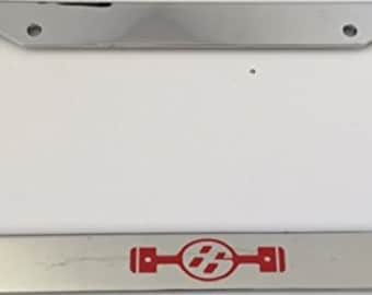 Initial D Racing AE86 Chrome License Plate Frame Jdm | Etsy