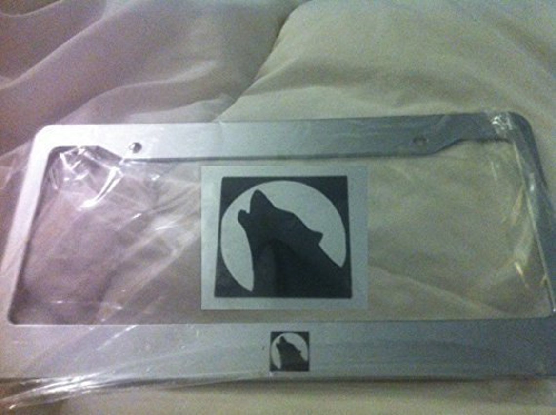 Twilight Warewolf - Chrome Automobile License Plate Frame - I Love ...