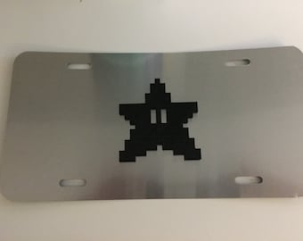 Super Mario License Plate - Etsy