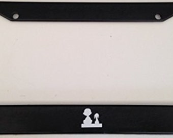 Snoopy License Plate Frame - Etsy