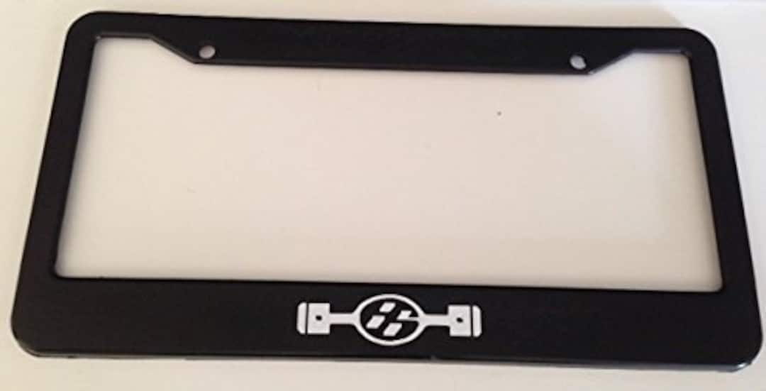 AE86 Pistons - Black License Plate Frame - Jdm Classic Hachiroku ...