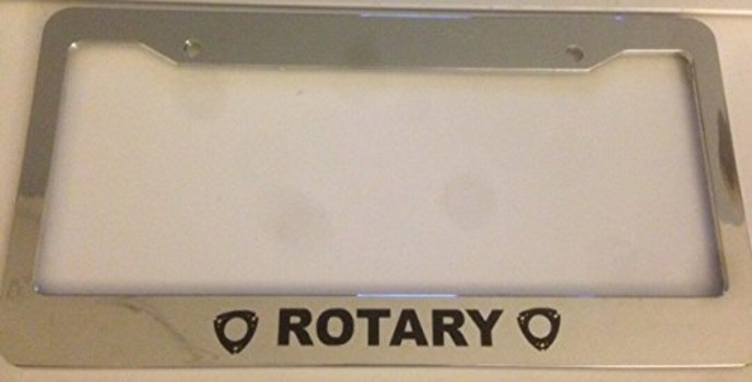 Willie Wankel " Rotary " Racing - Chrome License Plate Frame Rx7 Rx8 - Etsy