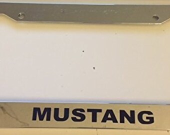 Top Gun Classic Chrome Automobile License Plate Frame | Etsy