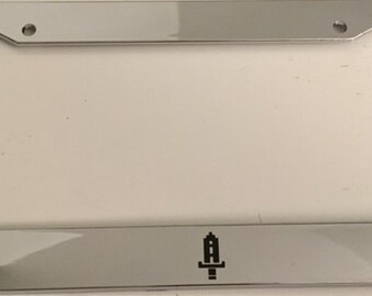 Sword License Plate Frame - Etsy