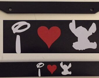 Stitch License Plate Frame | Etsy