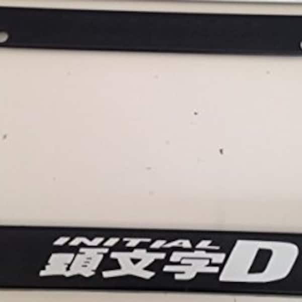 Initial D License Plate Frame - Etsy