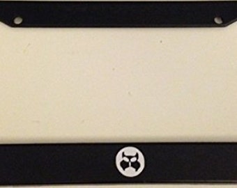 Tuna No Crust Black With Pink Automotive License Plate Frame Racing ...