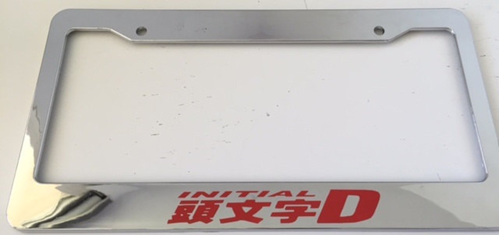 Initial D Racing AE86 Chrome With RED License Plate Frame - Etsy