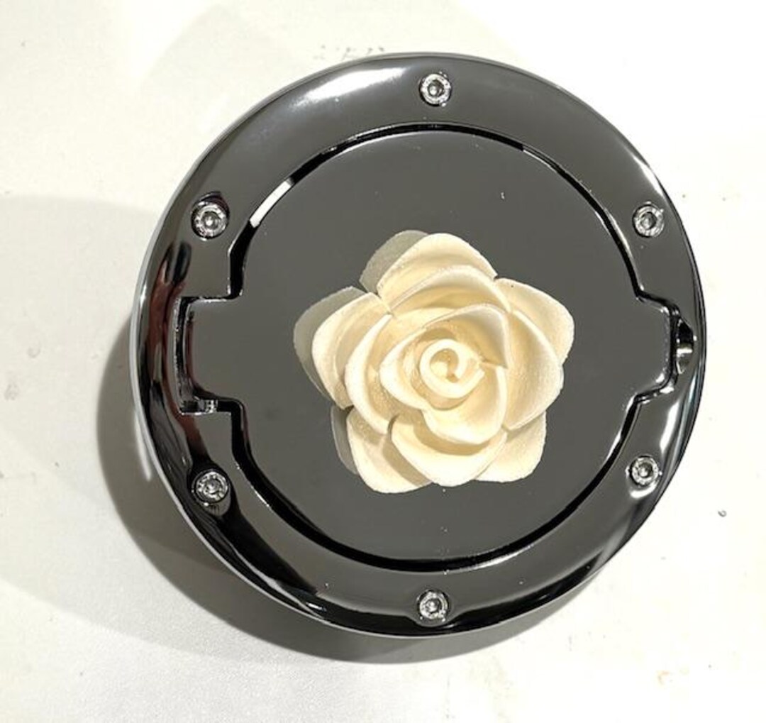 Full Flower Rose With Petals in 3d Chrome With Various Colors - Jeep ...