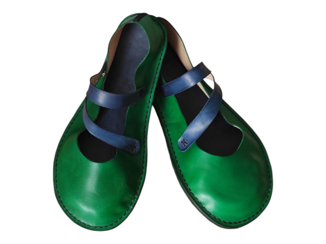 Natural Foot Shape Barefoot Shoes, Custom Size Earthing Shoes, Ballet ...