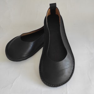 Natural Foot Shape Barefoot Shoes, Custom Size Minimalist Shoes, Ballet ...
