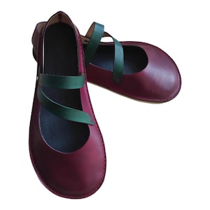 Natural Foot Shape Barefoot Shoes, Custom Size Minimalist Shoes, Ballet ...