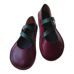 Natural Foot Shape Barefoot Shoes, Custom Size Minimalist Shoes, Ballet ...