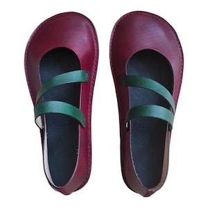 Natural Foot Shape Barefoot Shoes, Custom Size Minimalist Shoes, Ballet ...