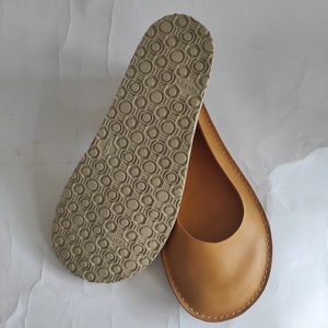 Natural Foot Shape Barefoot Shoes, Custom Size Barefoot Flats, Ballet ...