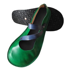 Natural Foot Shape Barefoot Shoes, Custom Size Earthing Shoes, Ballet ...