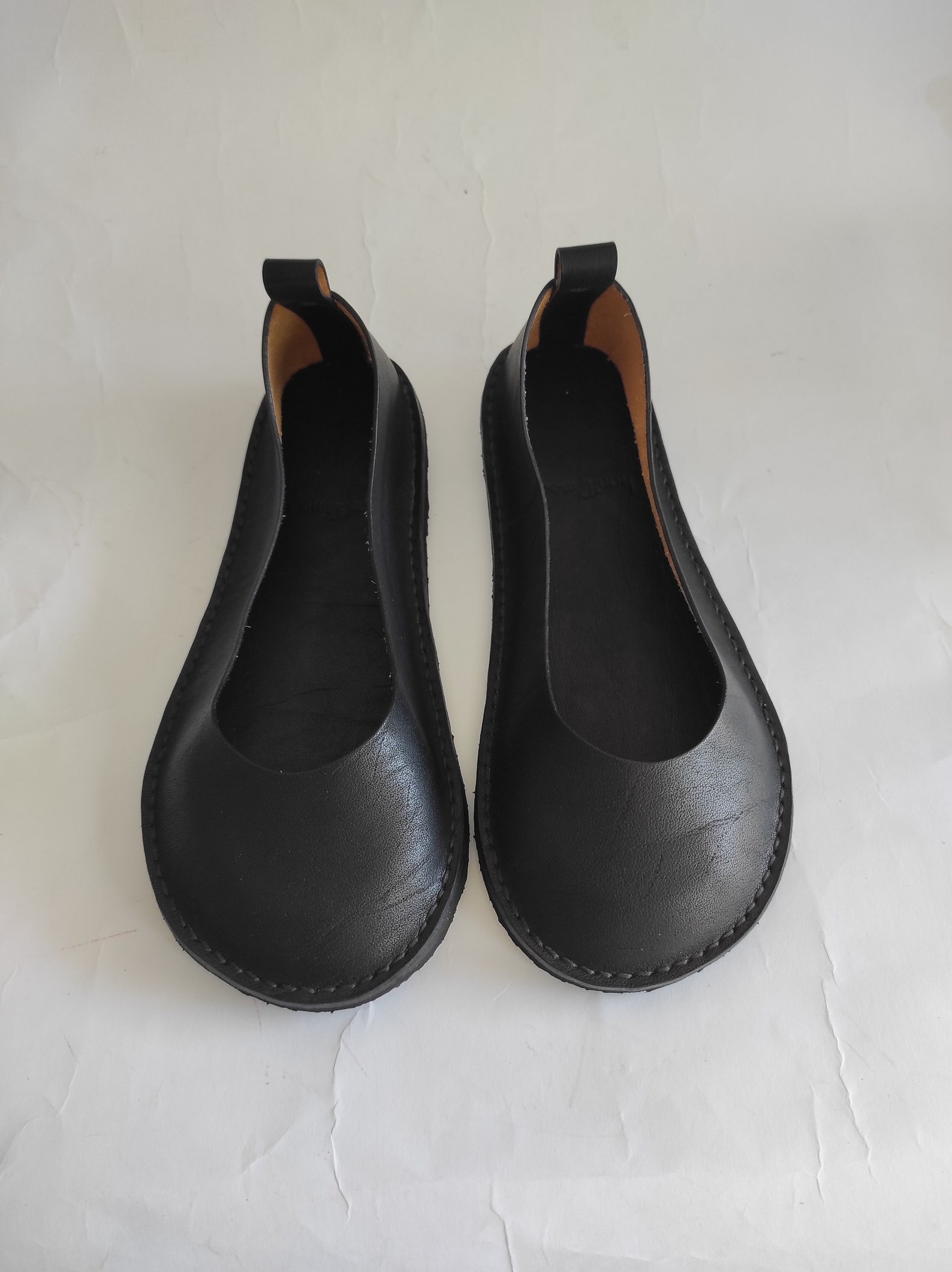 Natural Foot Shape Barefoot Shoes, Custom Size Minimalist Shoes, Ballet ...