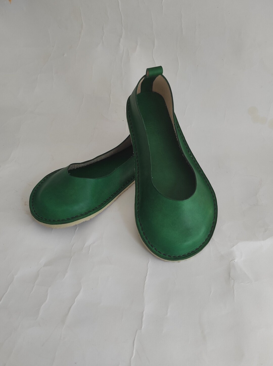 Custom Size Barefoot Shoes, Natural Foot Shape Minimalist Shoes, Ballet ...