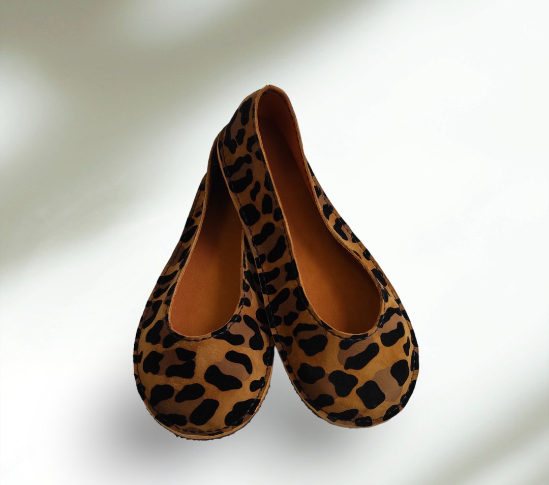 Natural Foot Shape Barefoot Shoes, Custom Size Minimalist Shoes, Ballet ...