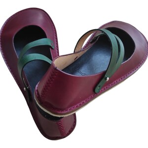 Natural Foot Shape Barefoot Shoes, Custom Size Minimalist Shoes, Ballet ...