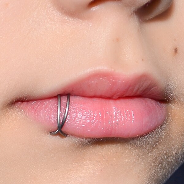 Fake Lip Ring - Etsy