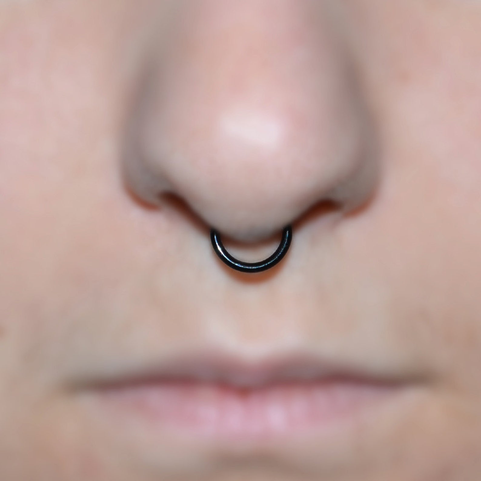 Small SEPTUM RING / Silver Plated Septum Jewelry Nose - Etsy