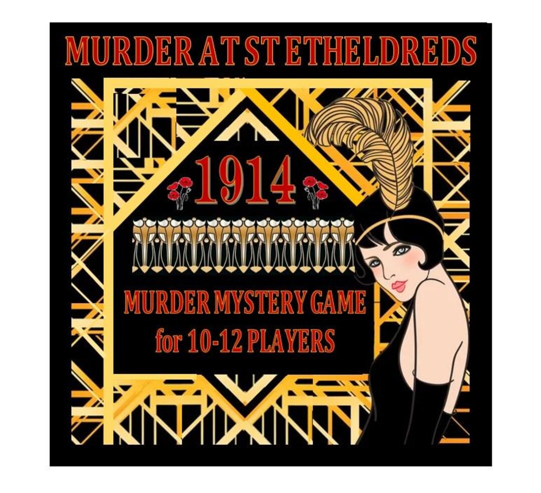 1914 ~ WW1 Era Murder Mystery Dinner Party Game ~ for 10-12 Players ...