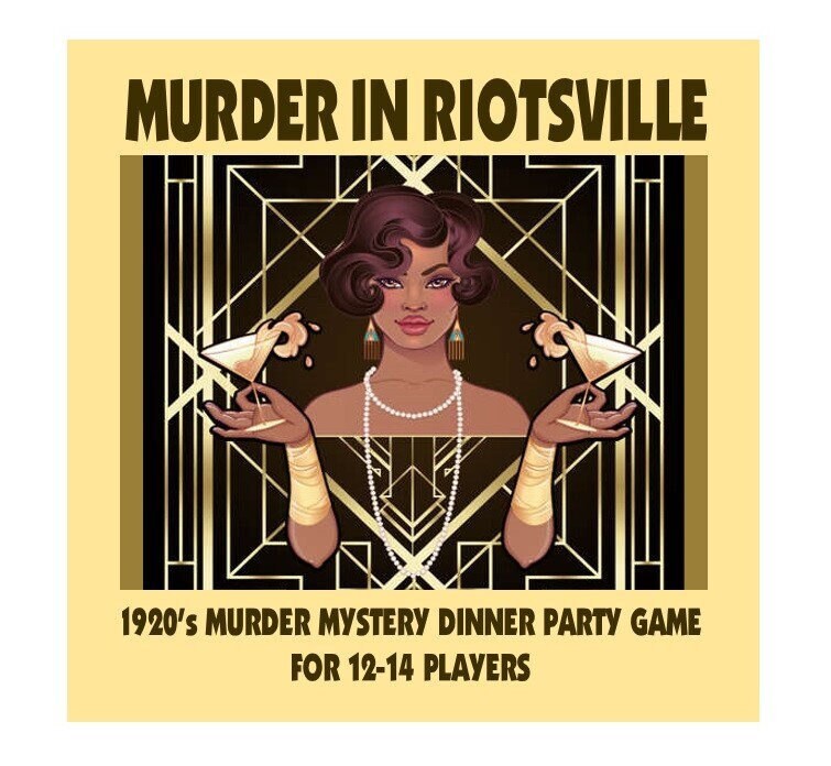 1920's Murder Mystery Dinner Party Game Murder in Riotsville for 12-14 ...