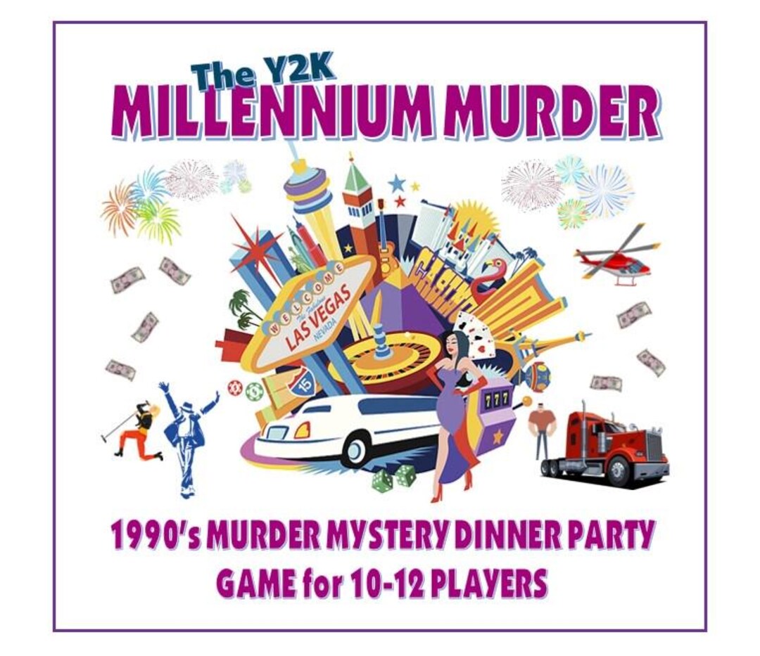 1990's Murder Mystery Dinner Party Game ~ the Y2K Millennium Murder ...