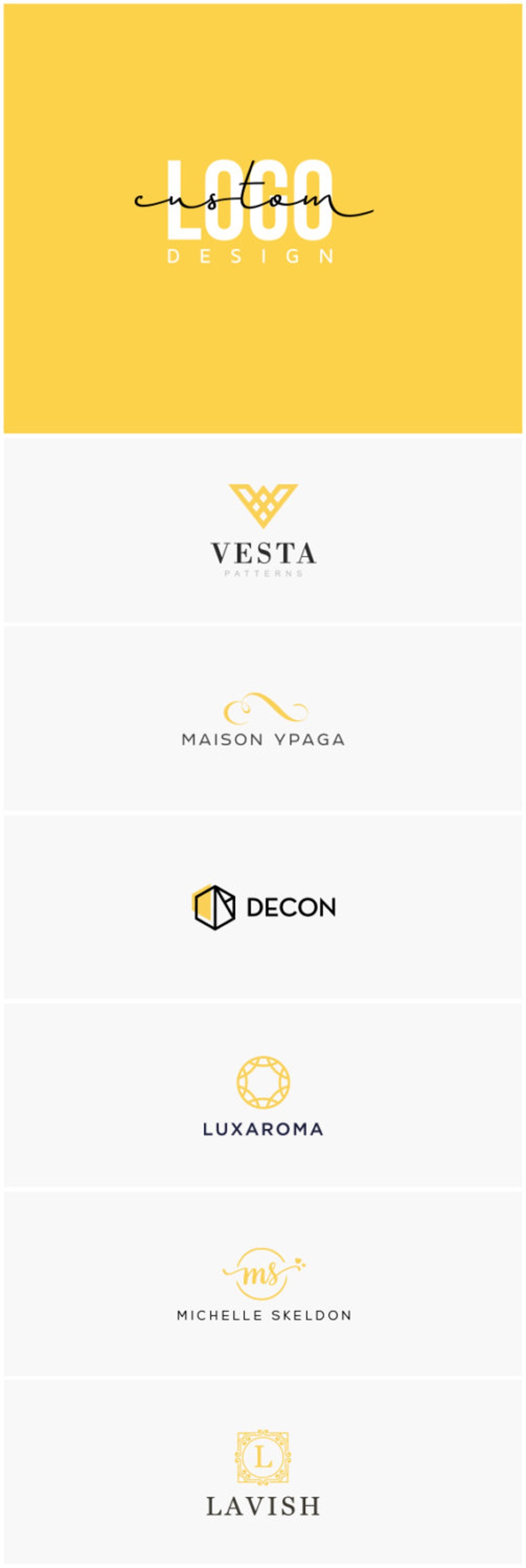 Custom Logo Design, Logo Branding, Branding Package, Logo Watermark ...